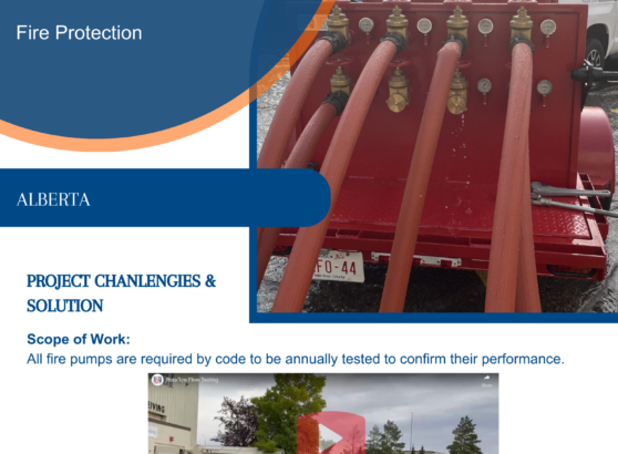Main Fire Water Pump Replacement Project | Rotaflow