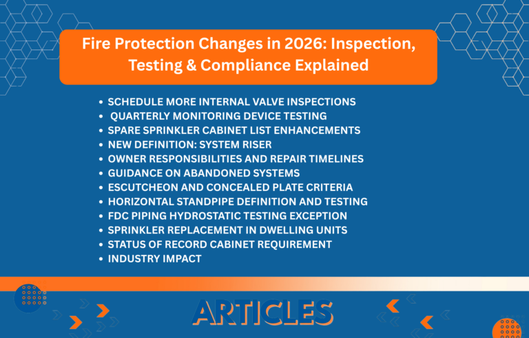 2026 Fire Protection Updates: Inspection & Compliance Changes